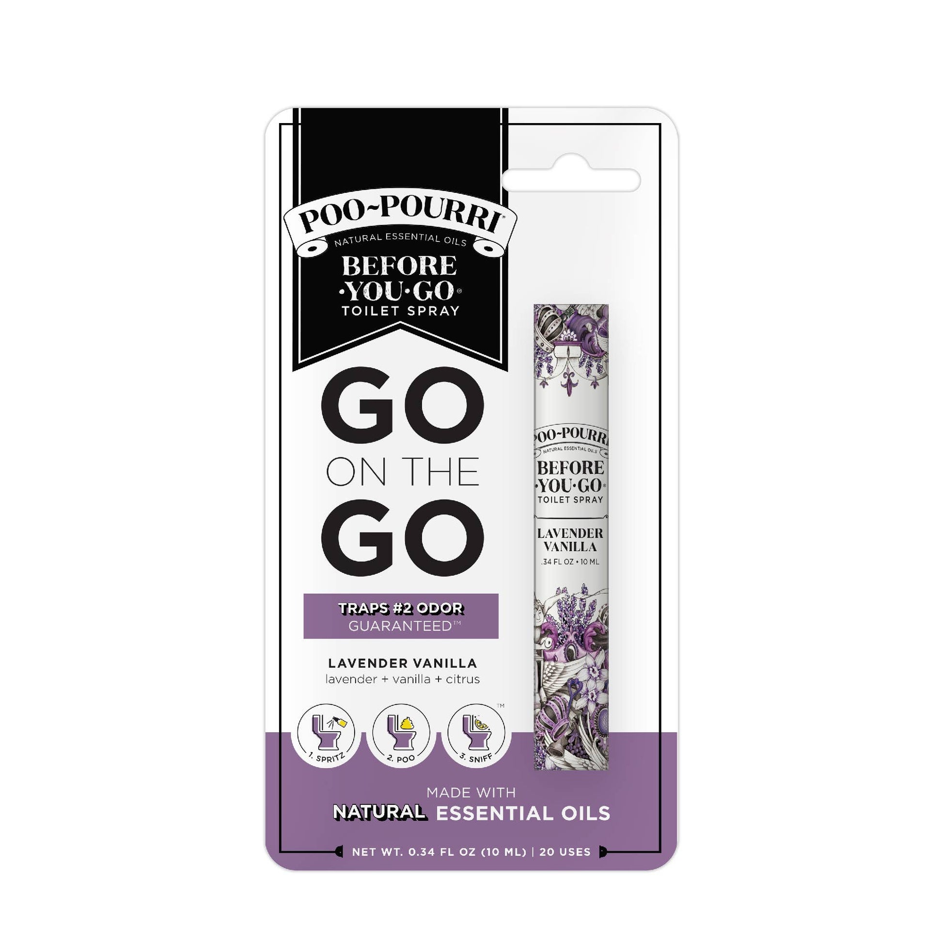 Poo~Pourri Lavender Vanilla 10mL Travel Size – The Pineapple Post